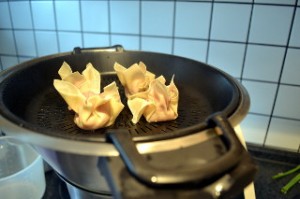 Wan Tan – Dim Sum Teigtaschen – kleine Gerichte gedämpft und frittiert ...